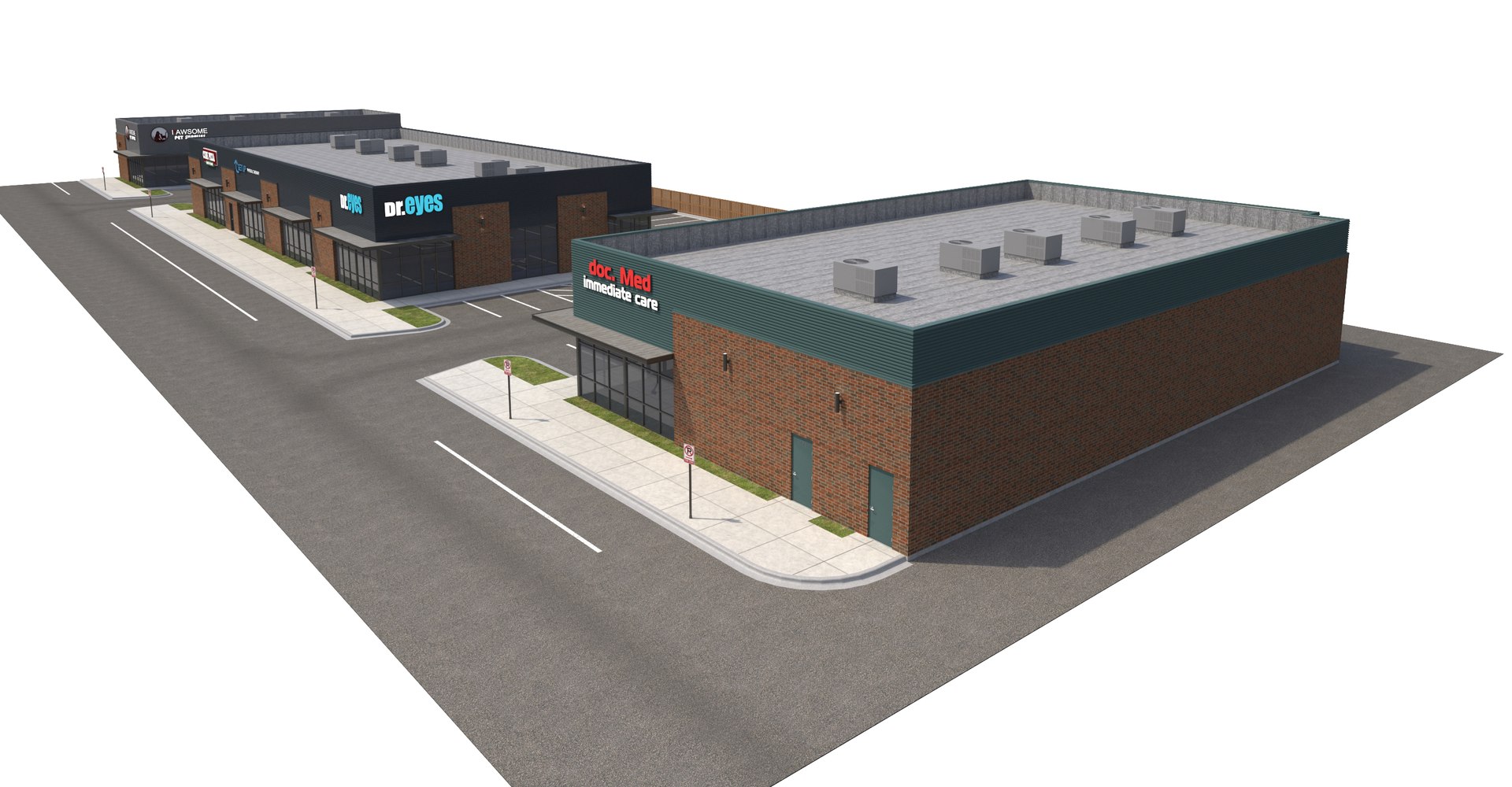 3D Retail Store - TurboSquid 1671063