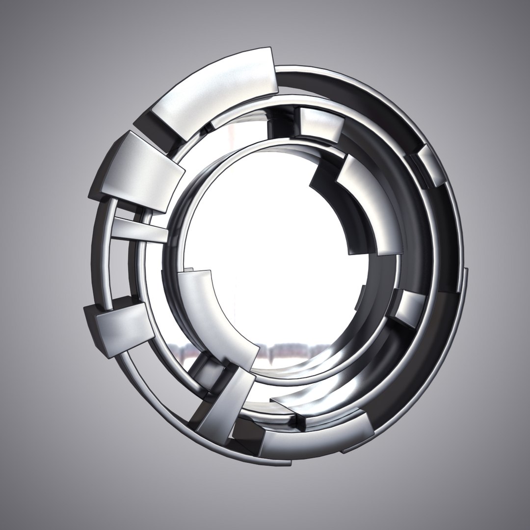 vortex mirror 3d obj