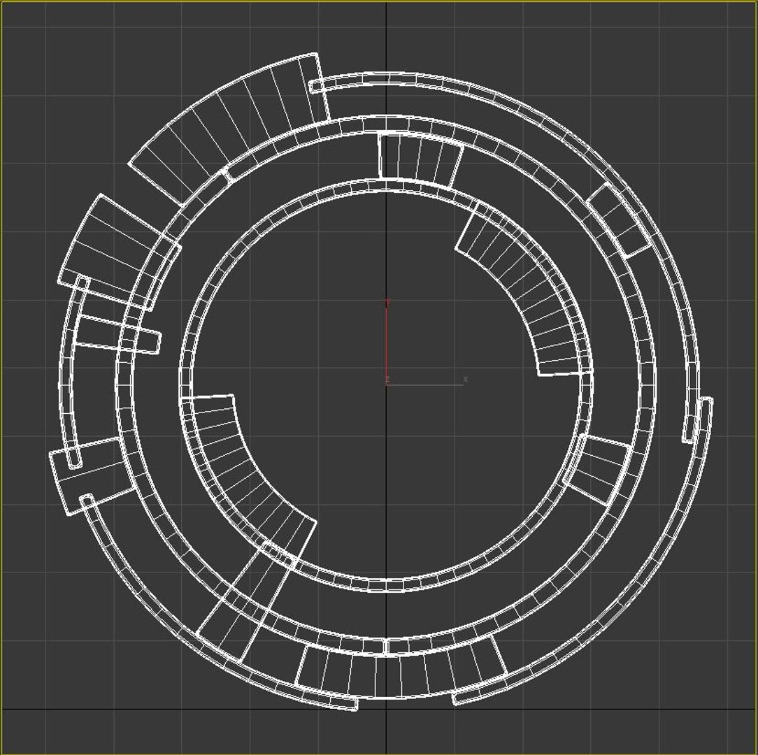 vortex mirror 3d obj