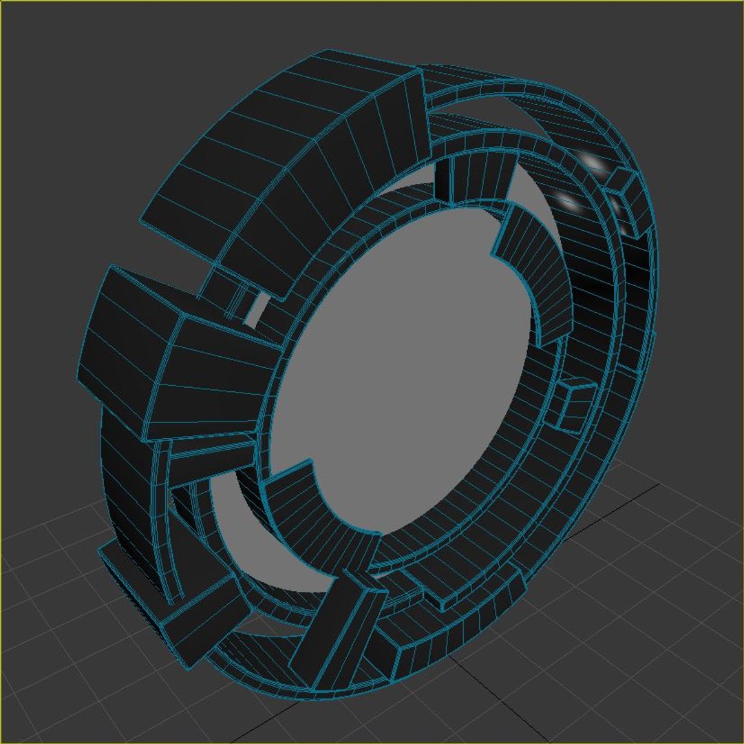 vortex mirror 3d obj