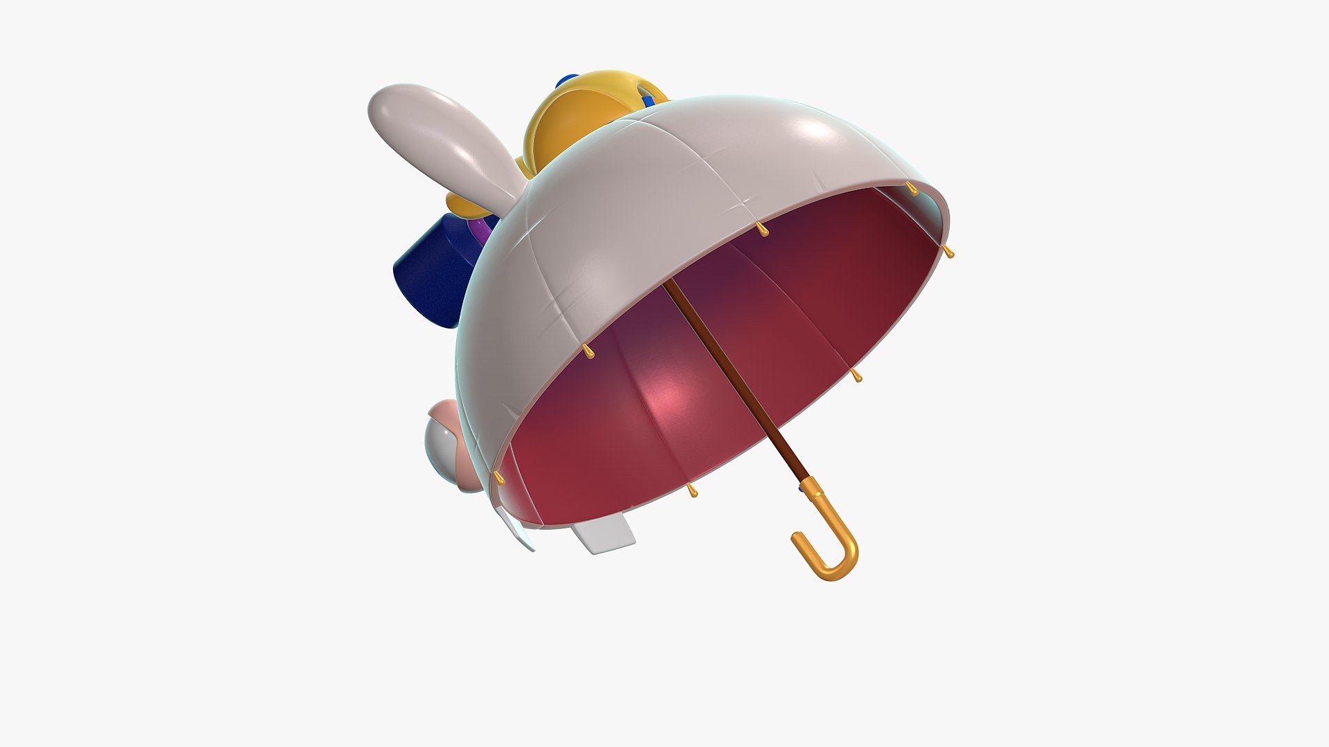 Peach Weapon Umbrella Mario Rabbids Sparks of Hope 3D model ...