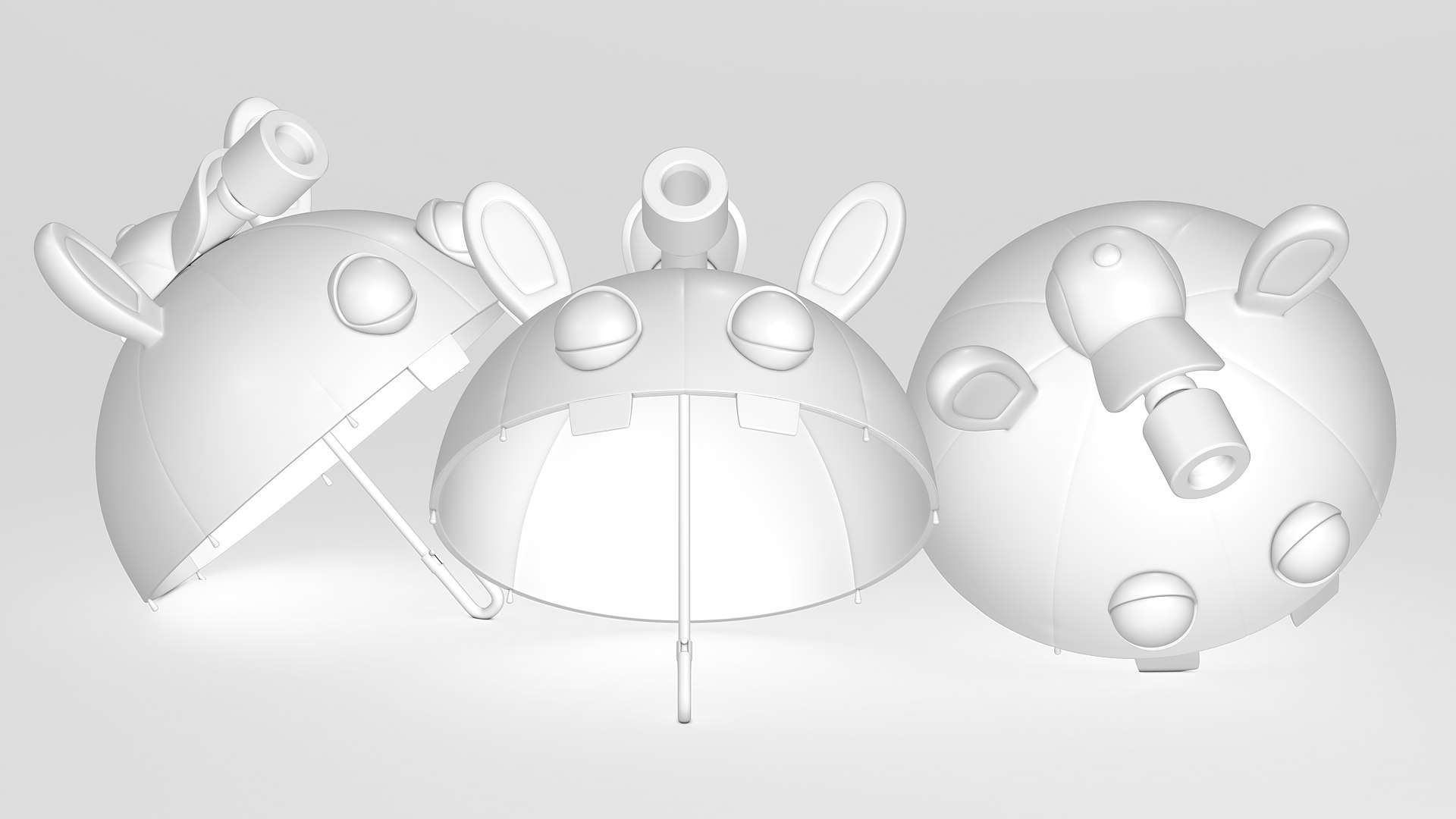 Peach Weapon Umbrella Mario Rabbids Sparks of Hope 3D model ...