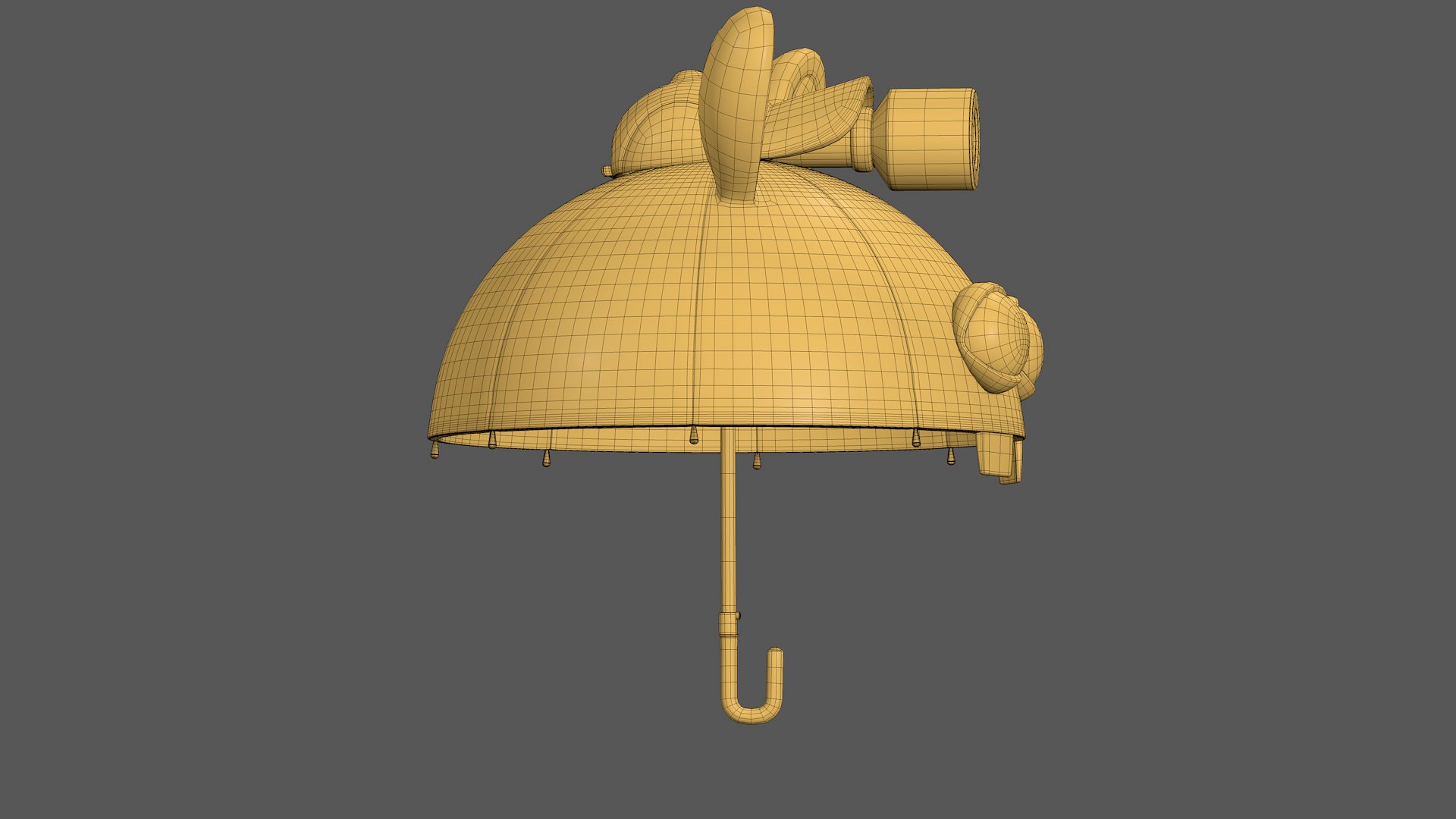 Peach Weapon Umbrella Mario Rabbids Sparks of Hope 3D model ...