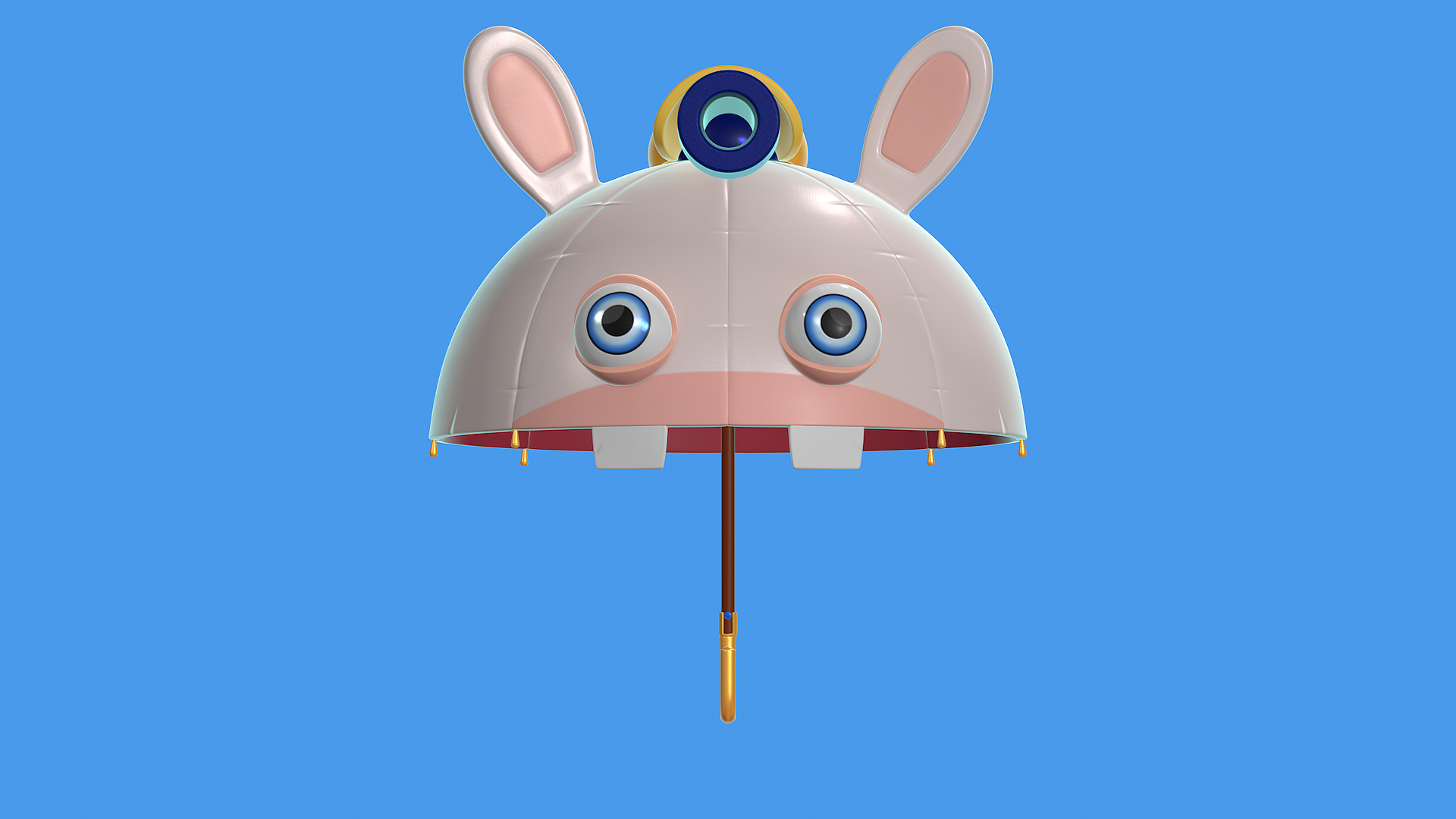 Peach Weapon Umbrella Mario Rabbids Sparks of Hope 3D model ...