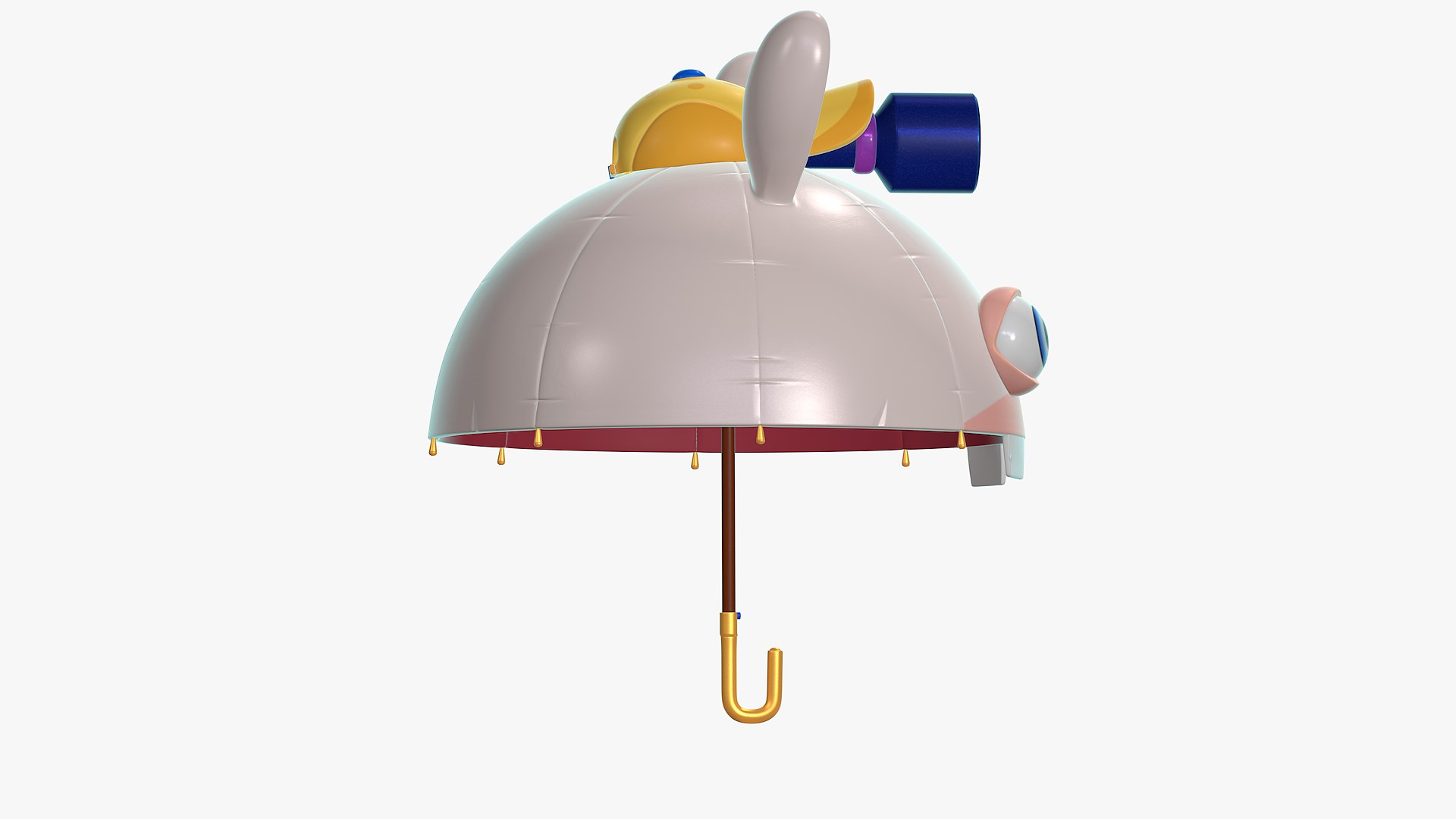 Peach Weapon Umbrella Mario Rabbids Sparks of Hope 3D model ...