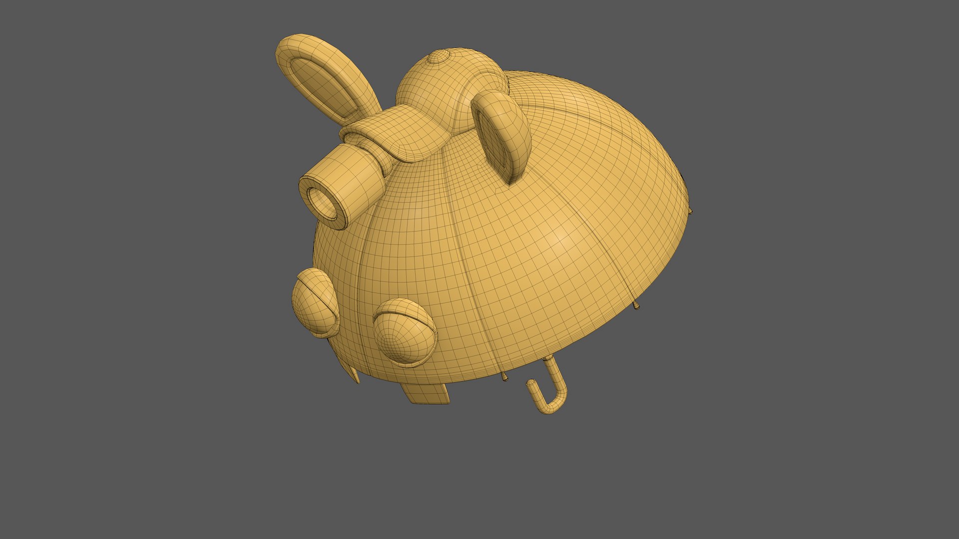 Peach Weapon Umbrella Mario Rabbids Sparks of Hope 3D model ...