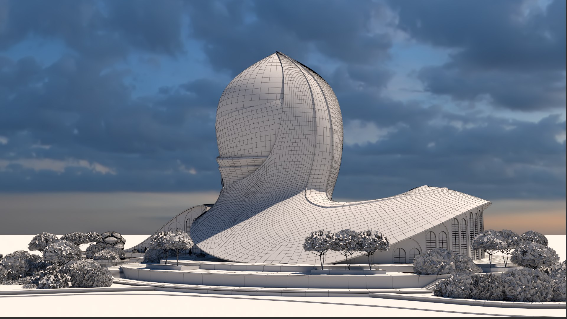 Structure Concept Conceptual 3D Model - TurboSquid 1664219