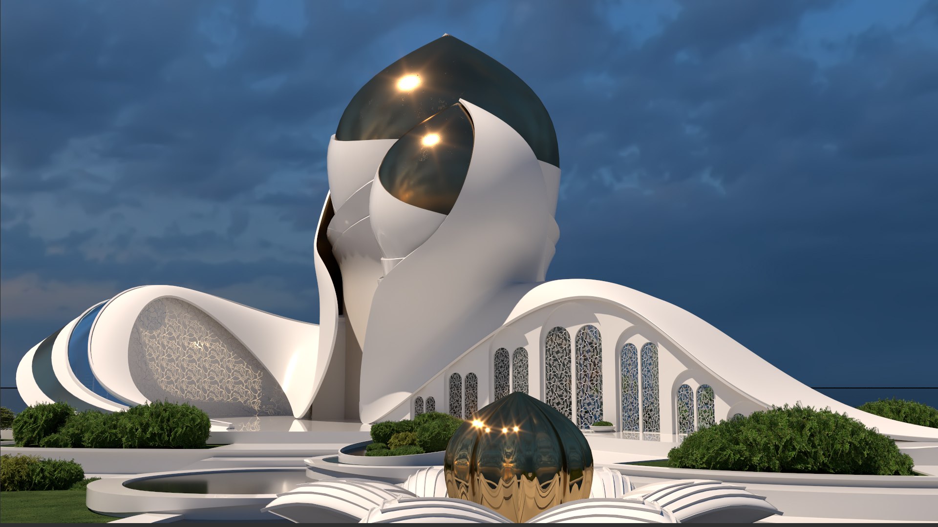 Structure Concept Conceptual 3D Model - TurboSquid 1664219