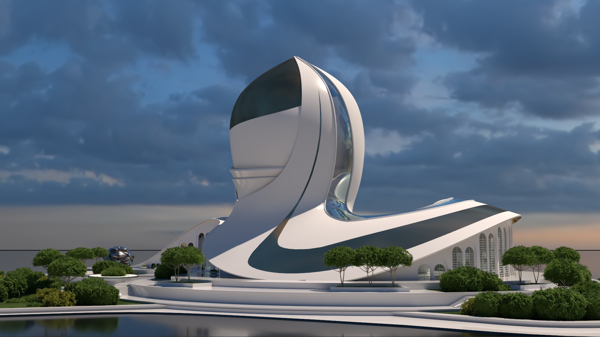 Structure Concept Conceptual 3D Model - TurboSquid 1664219