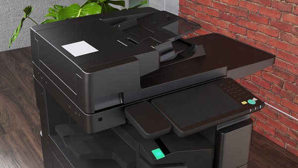 Multifunction Copier model - TurboSquid 1862494