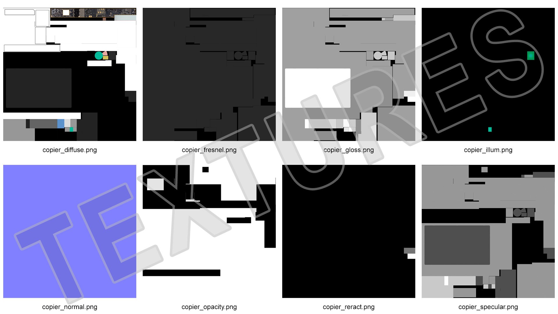 Multifunction Copier Model - TurboSquid 1862494