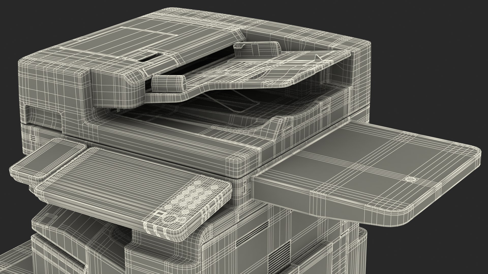 Multifunction Copier Model - TurboSquid 1862494