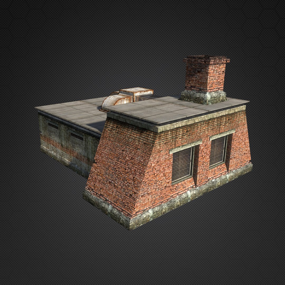 3d Sci-fi Foundry Building