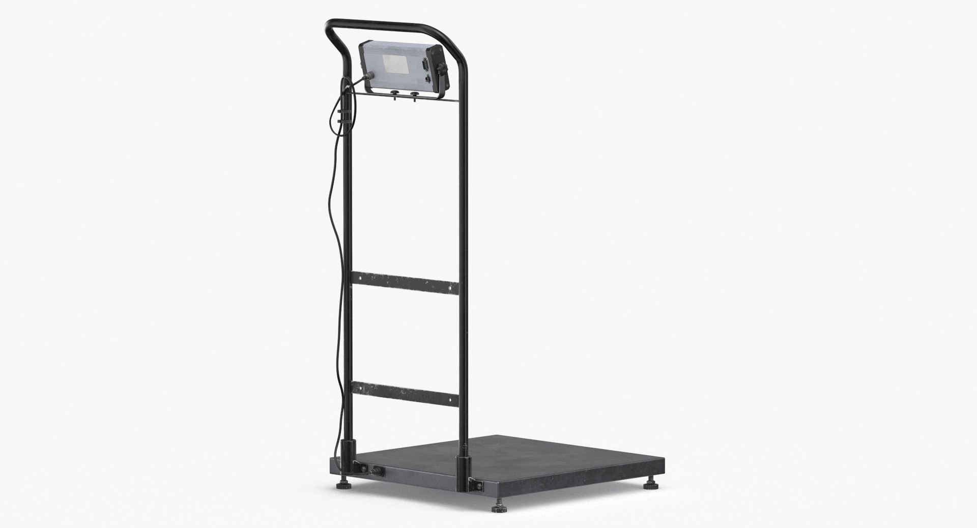 3D Check In Luggage Weight Scale Clean And Dirty Model - TurboSquid 2243050