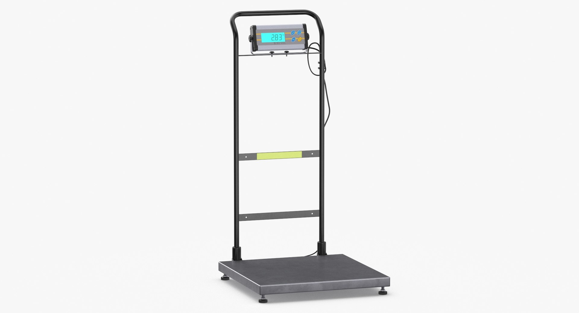 3D Check In Luggage Weight Scale Clean And Dirty Model - TurboSquid 2243050