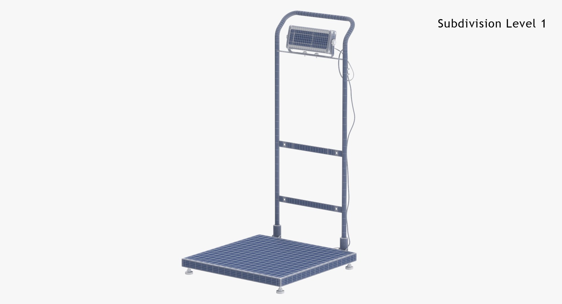 3D Check In Luggage Weight Scale Clean And Dirty Model - TurboSquid 2243050