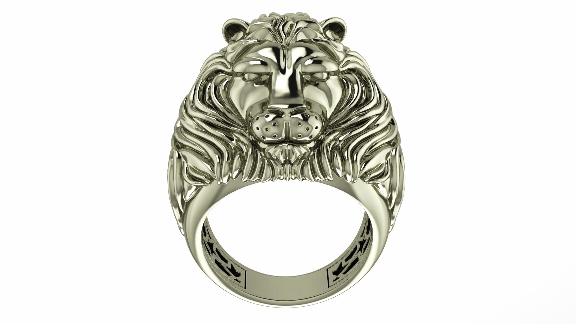 Unisex Lion Ring 3D Model - TurboSquid 1973335