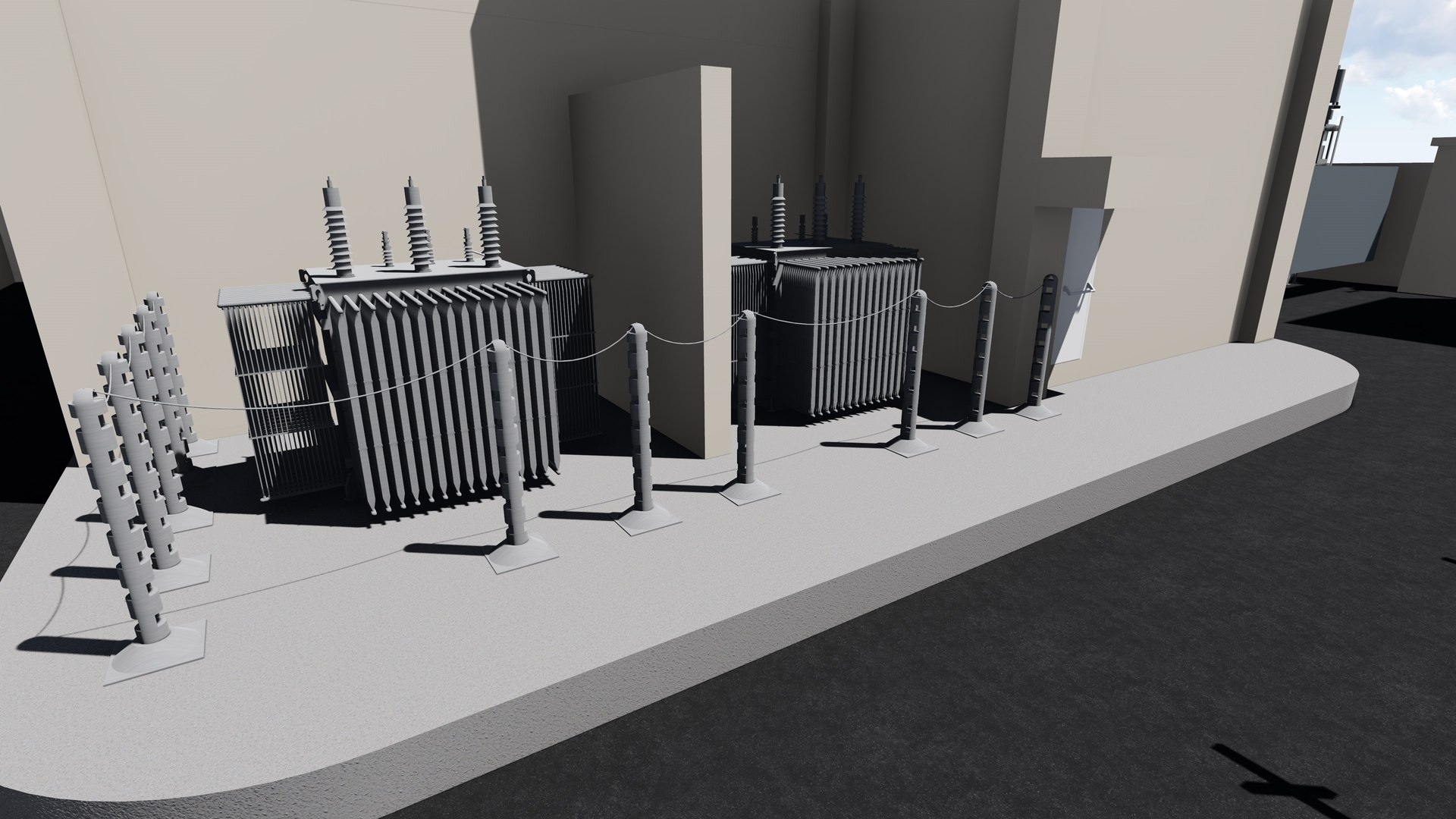 3D model substation revit - TurboSquid 1180782