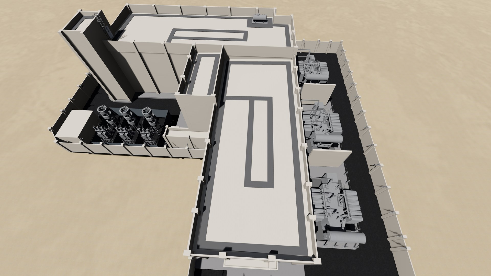 3D model substation revit - TurboSquid 1180782