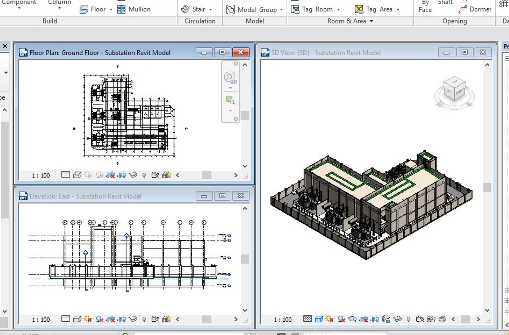 3D Model Substation Revit - TurboSquid 1180782