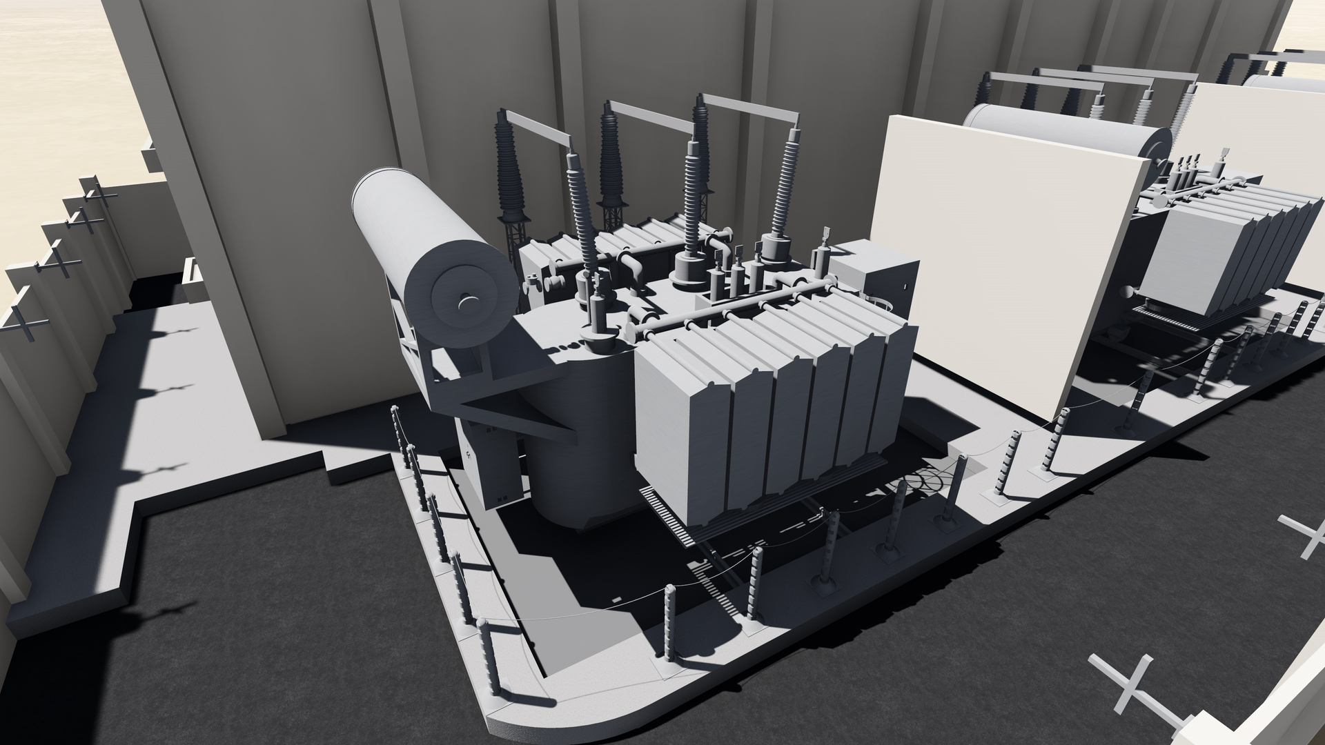 3D model substation revit - TurboSquid 1180782