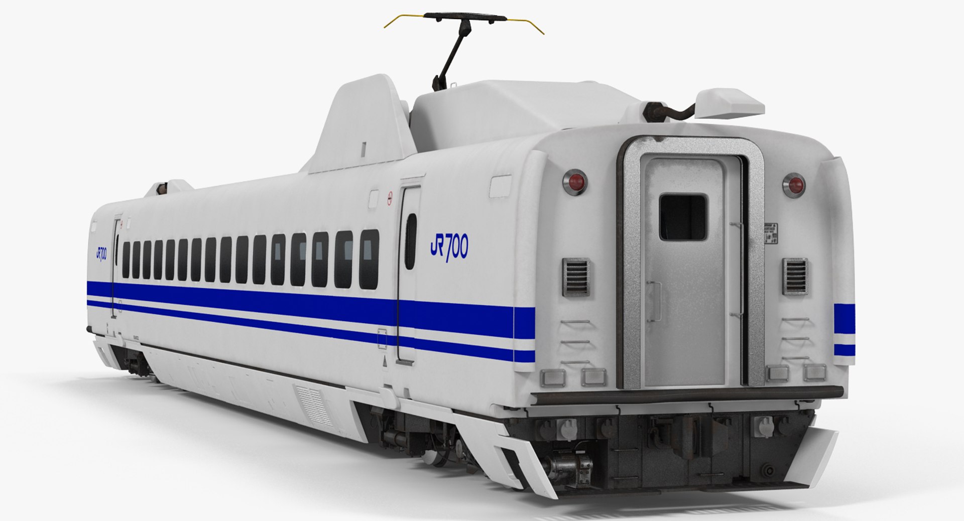 3d Bullet Train Jr700 Passenger Model