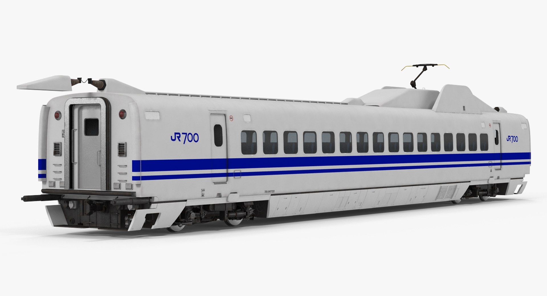 3d Bullet Train Jr700 Passenger Model