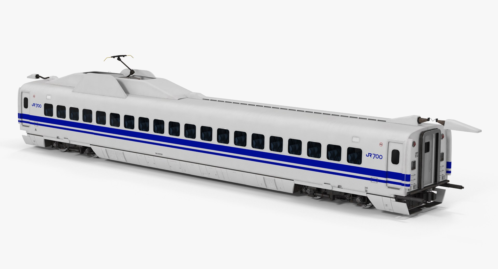 3d Bullet Train Jr700 Passenger Model