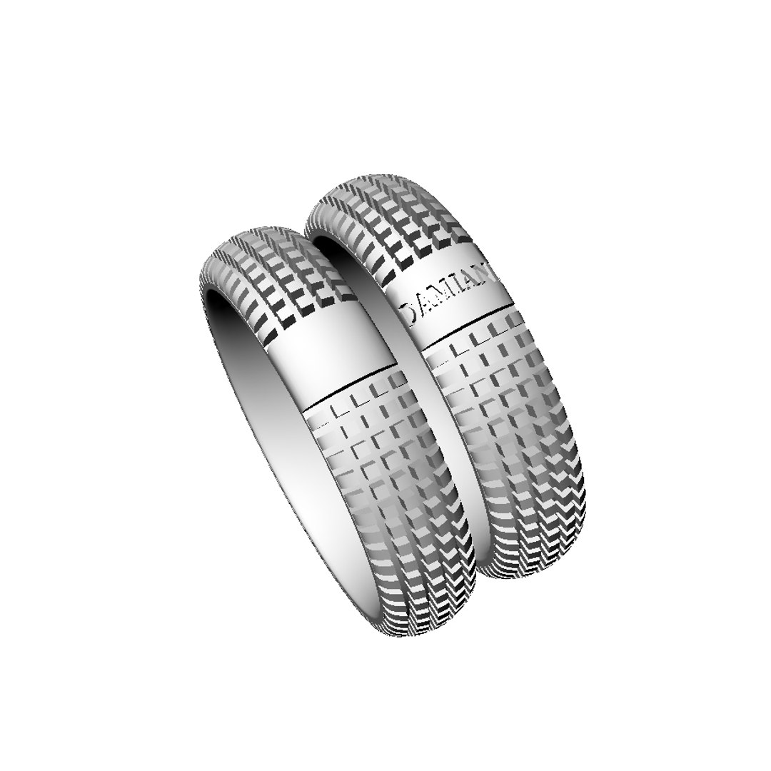 Modern Fashionable Wedding Ring Model - TurboSquid 1565333