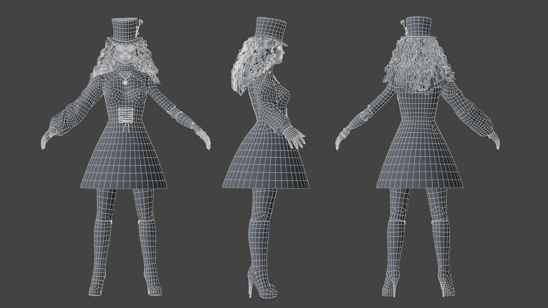 Vampire Cyborg 3D Model - TurboSquid 1945723