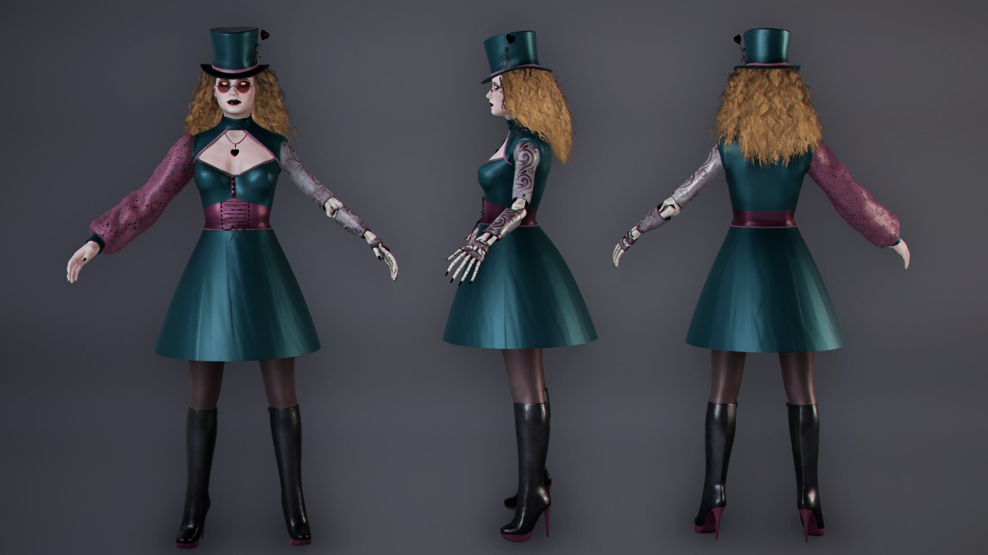 Vampire Cyborg 3D Model - TurboSquid 1945723