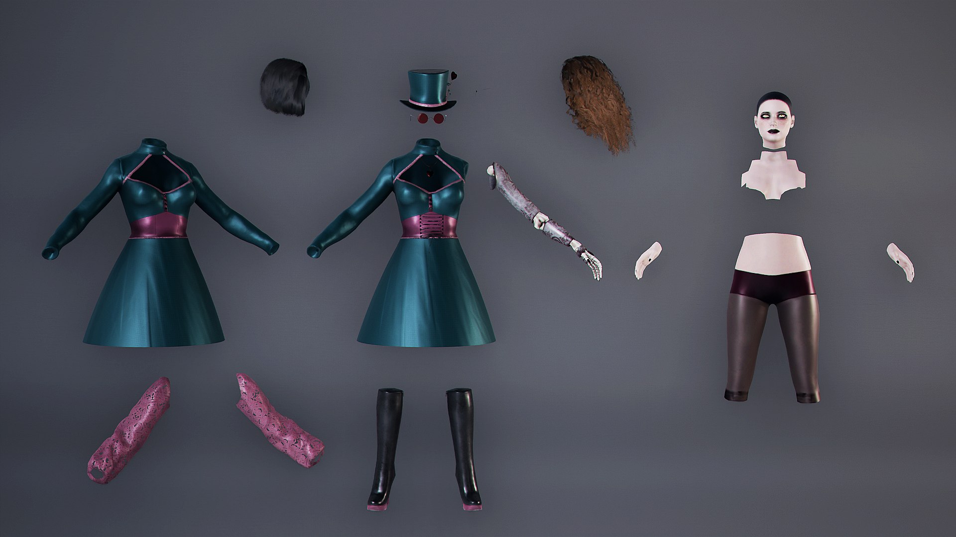 Vampire Cyborg 3D Model - TurboSquid 1945723