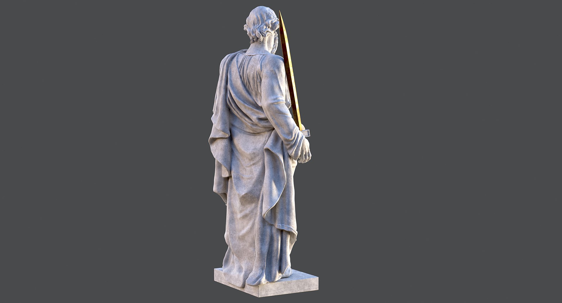 Saint Paul Vatican Statue 3D Model - TurboSquid 1350136