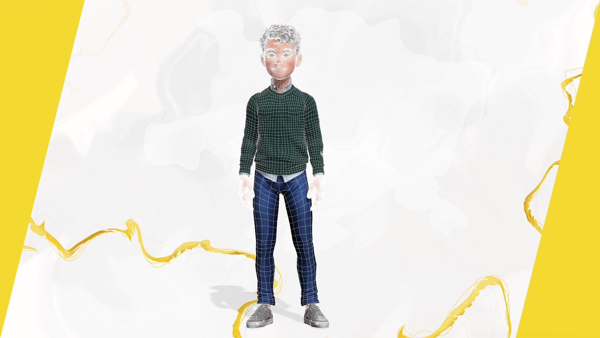 Dynamic Toon Guy - RealTime Rigged Cartoon Male 3D Model Low-poly 3D ...