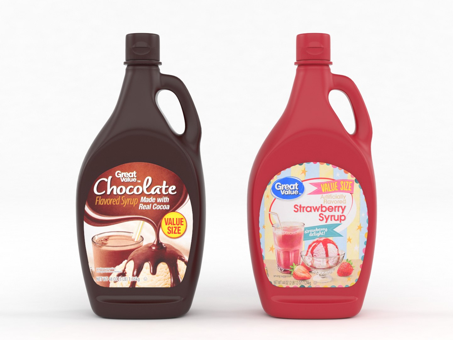 3D Great Value Syrup - TurboSquid 1616500