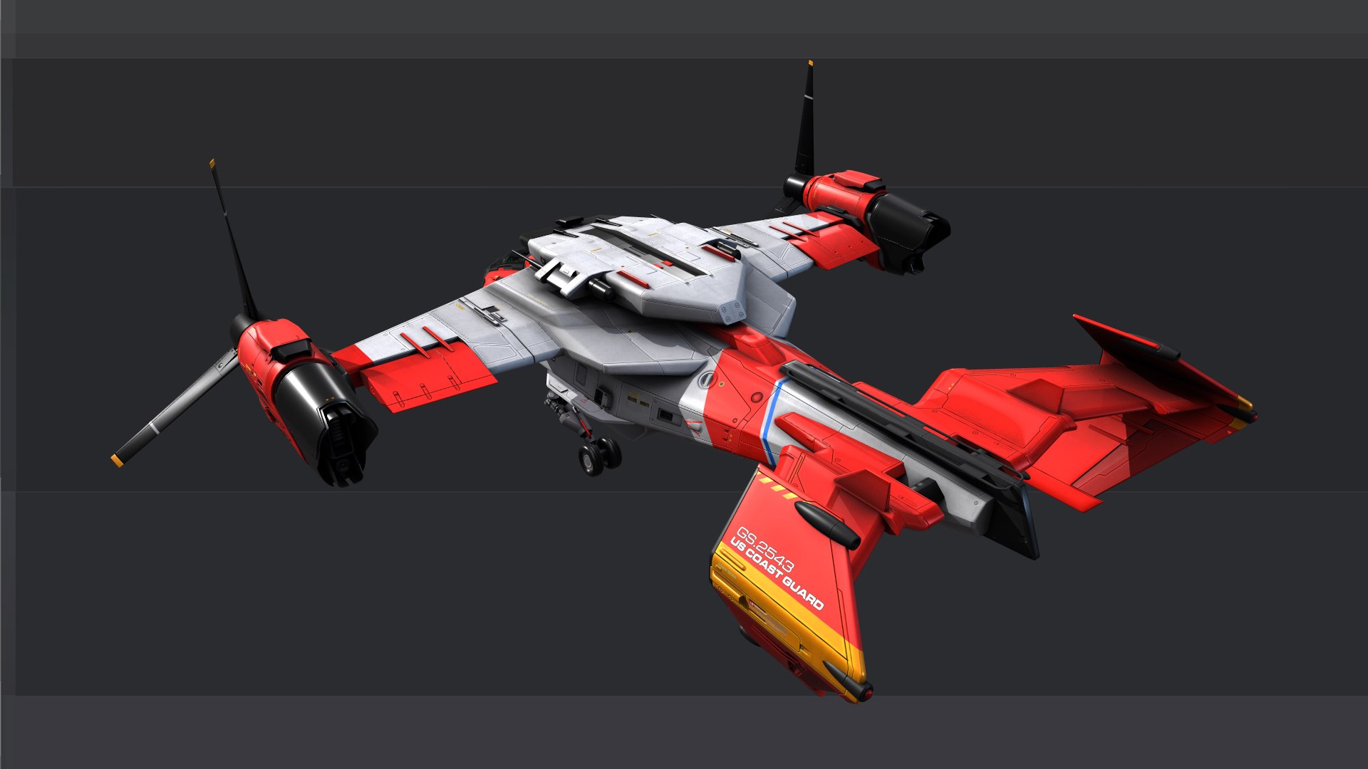 SF - VTOL Coast Guard 3D Model - TurboSquid 2324227