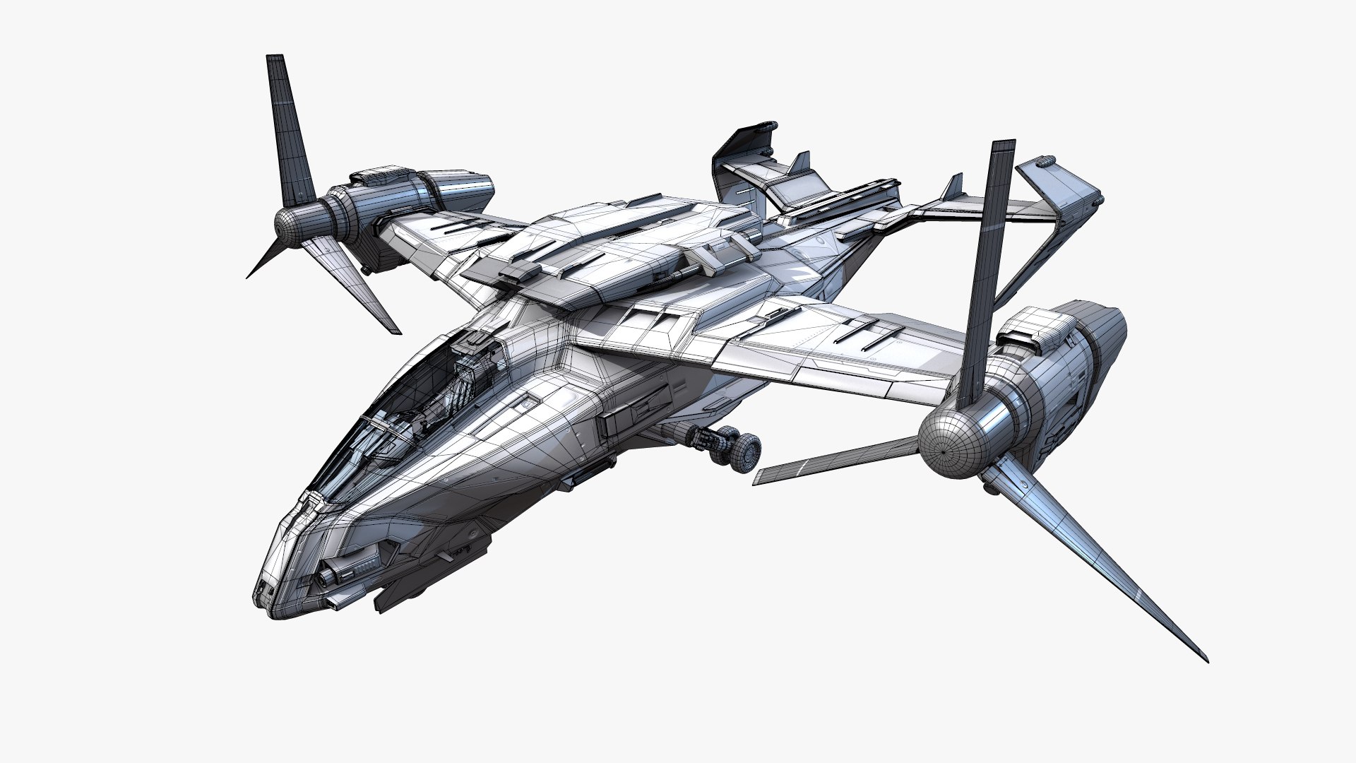 SF - VTOL Coast Guard 3D Model - TurboSquid 2324227