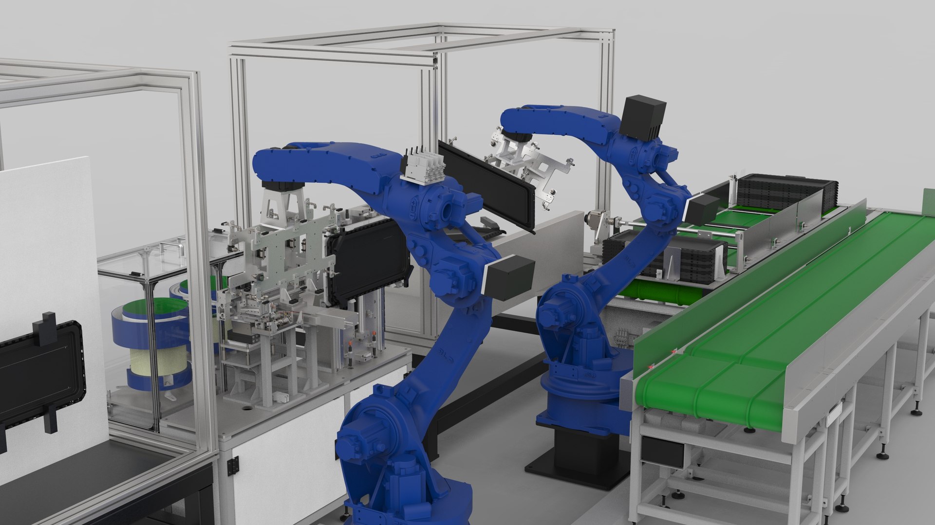 Door Body Automatic Loading And Unloading Automatic Riveting Production ...