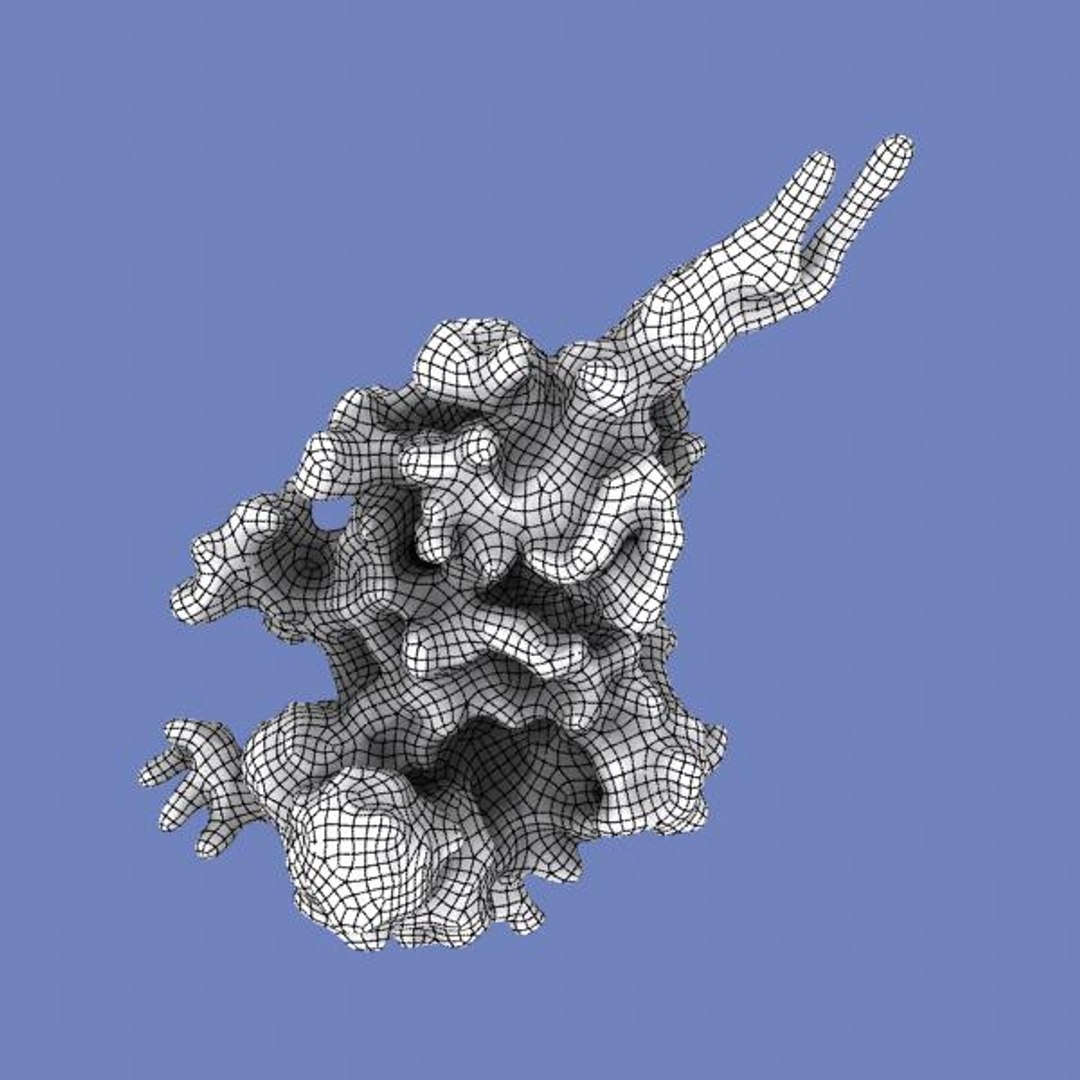 3d Model Prion - Mad Cow