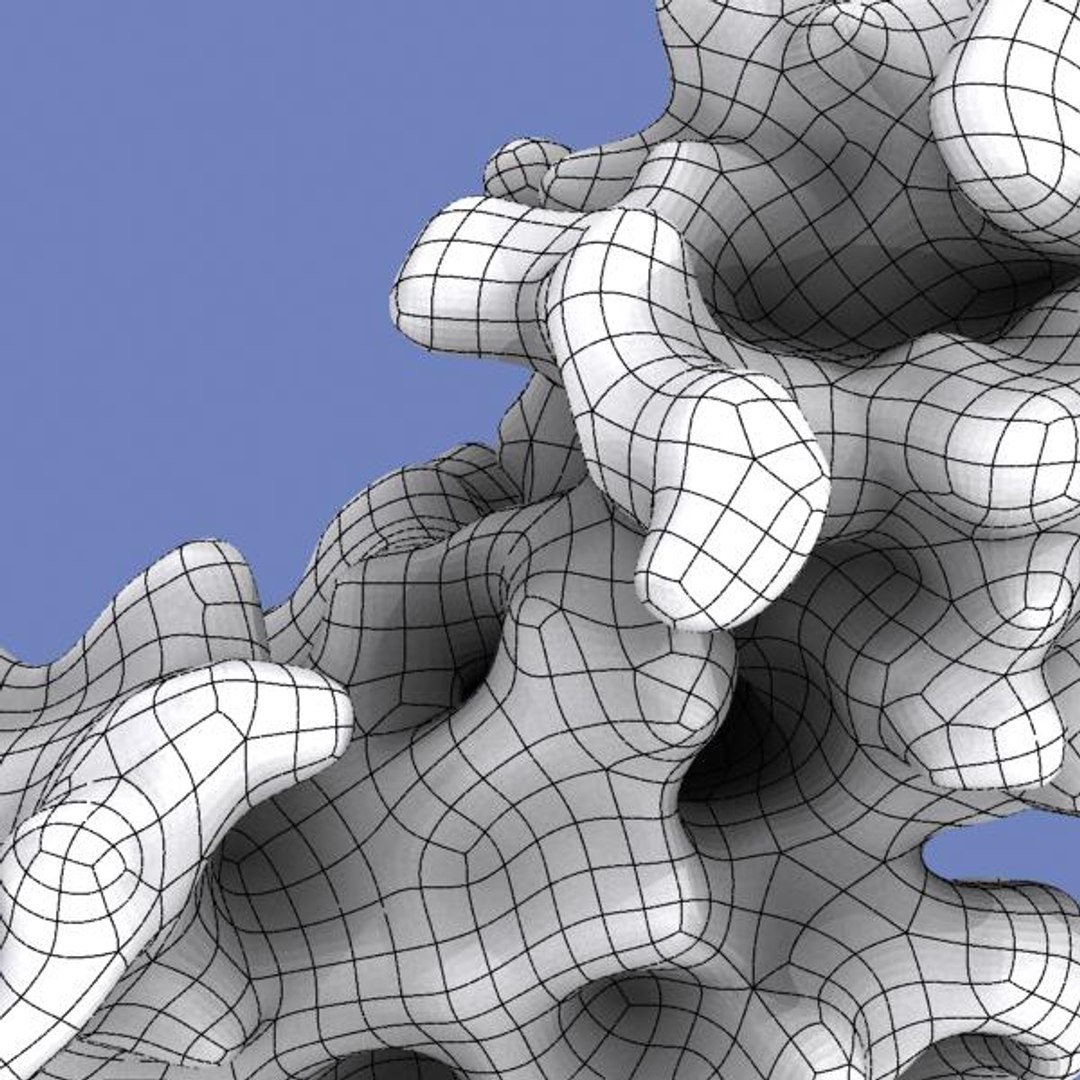 3d Model Prion - Mad Cow