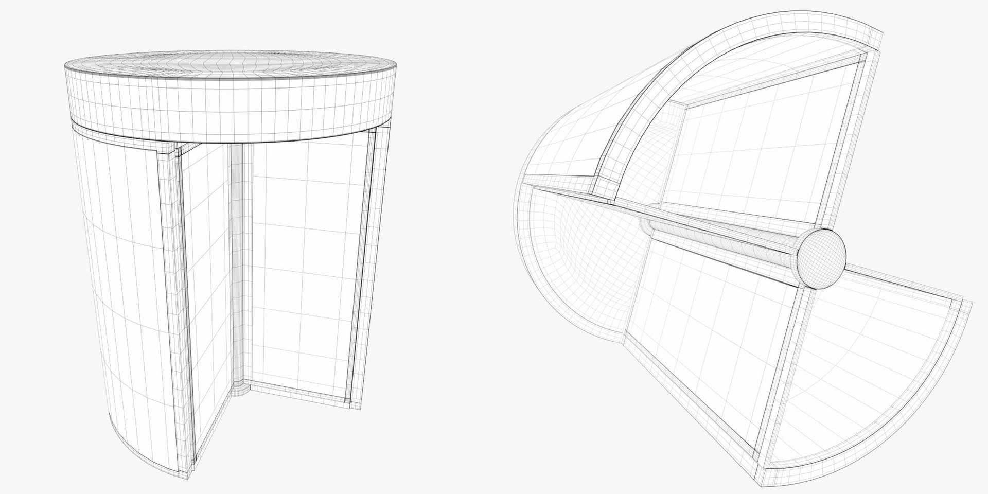 Revolving Door 3D - TurboSquid 1543166