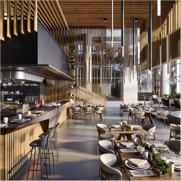 Restaurant Interior 3D Models for Download | TurboSquid
