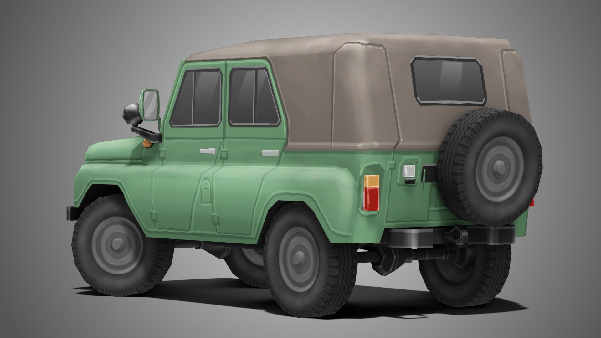Russian Cars Low Poly Hand Painted 3D model - TurboSquid 1850856