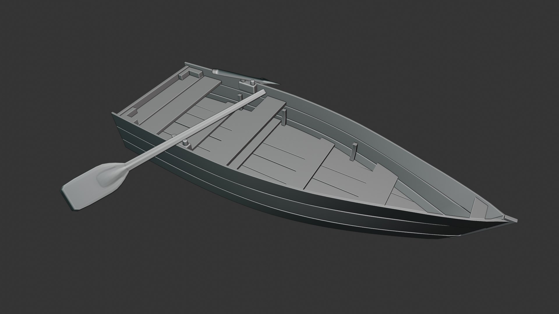 3D Wooden Boat - TurboSquid 2287234