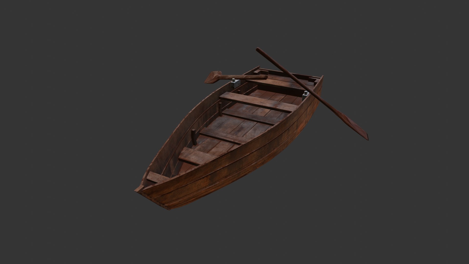 3D Wooden Boat - TurboSquid 2287234