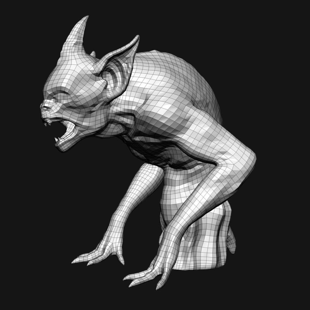 3d Model Gargoyle Statue