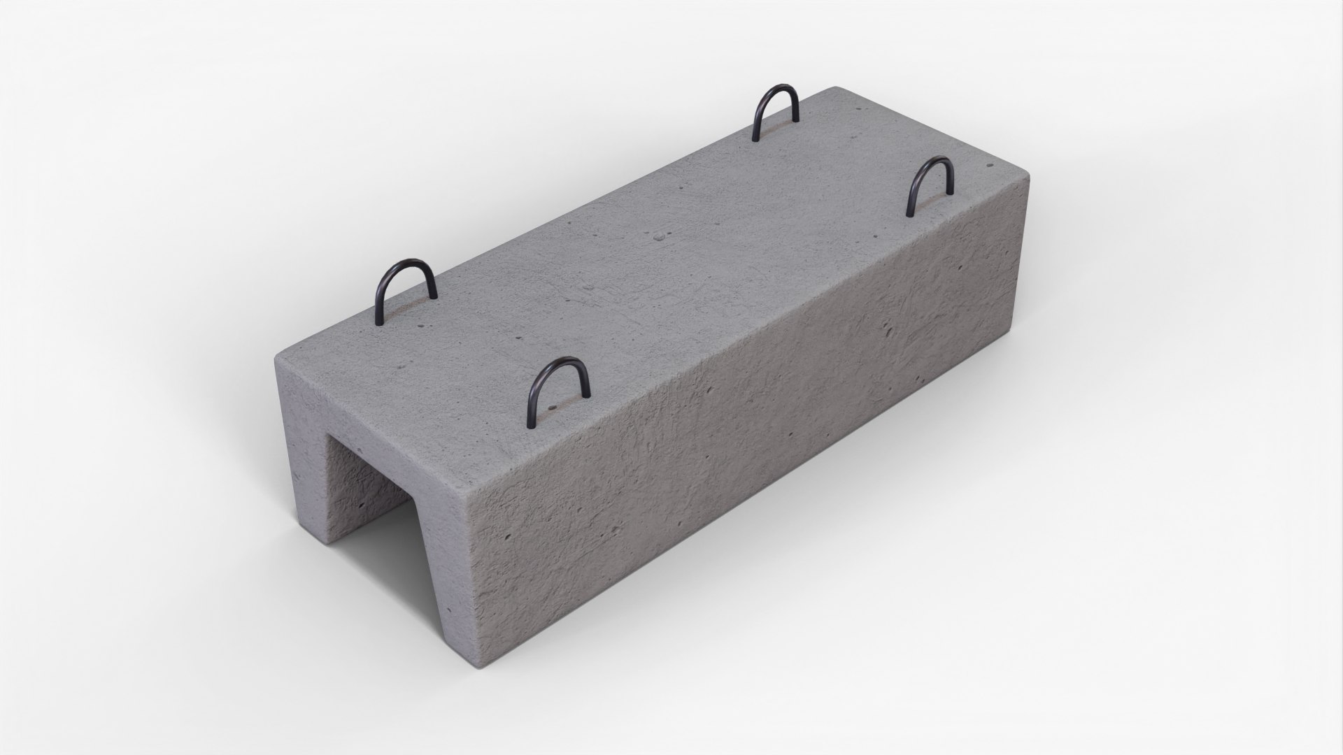 Concrete Trench 3D - TurboSquid 2194932