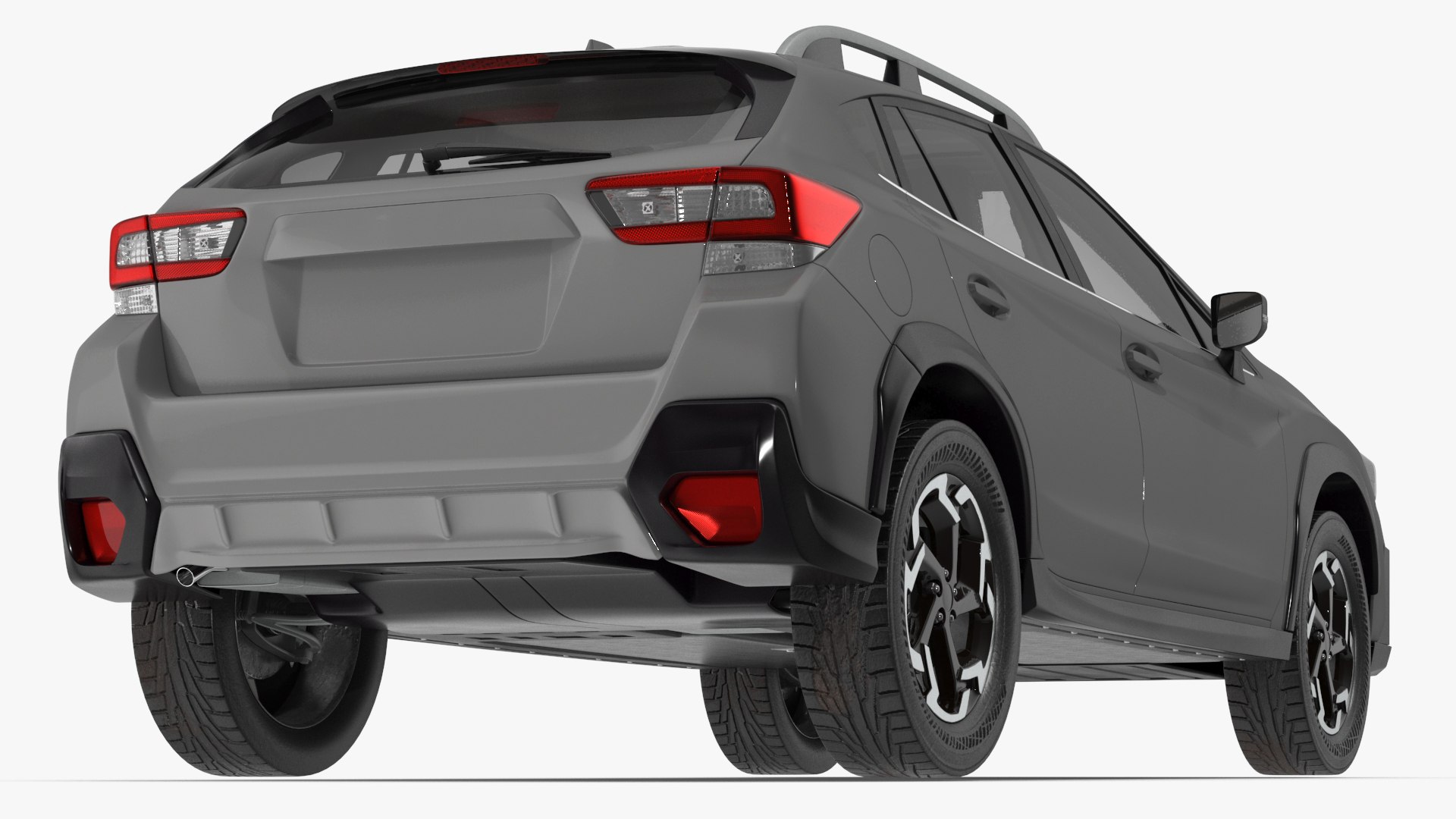 3D Compact Hybrid SUV Gray Model - TurboSquid 2104660
