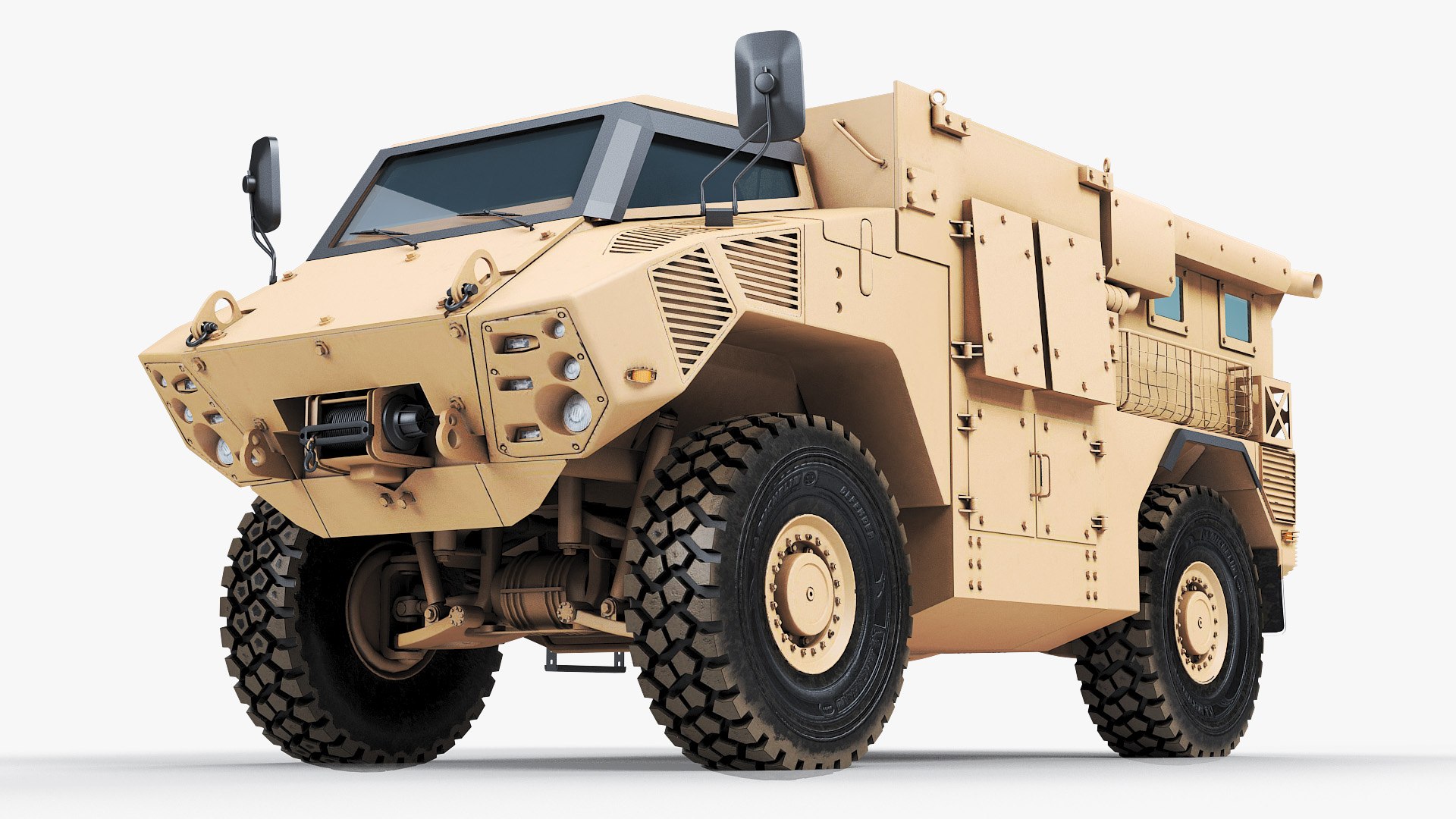 Military Vehicle NIMR JAIS 4x4 3D Model - TurboSquid 1769942