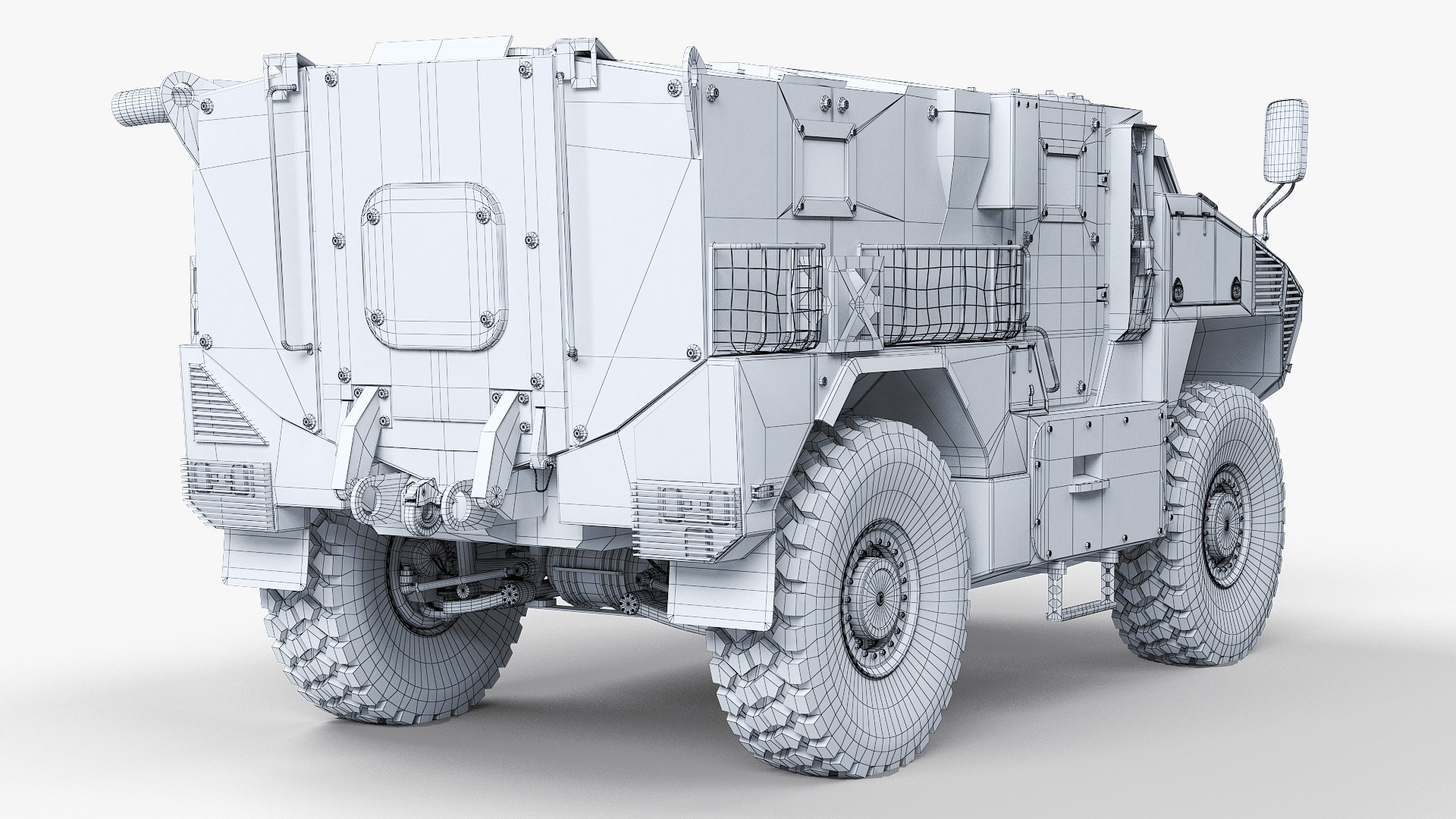 Military Vehicle NIMR JAIS 4x4 3D Model - TurboSquid 1769942